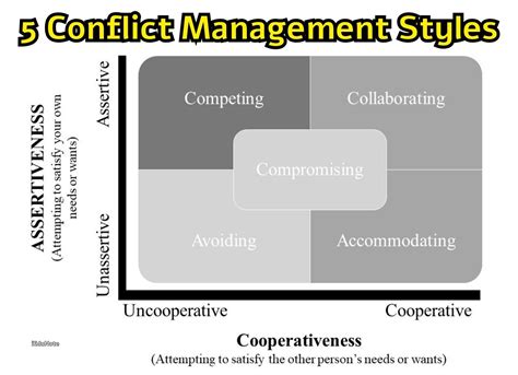 5 Conflict Management Styles