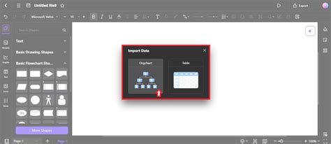 Import Data To Create A Chart In Edarw AI
