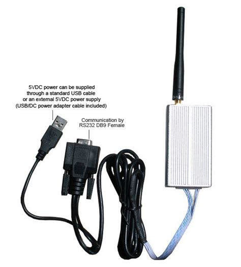 Long Range RS232 Serial Wireless Adapter