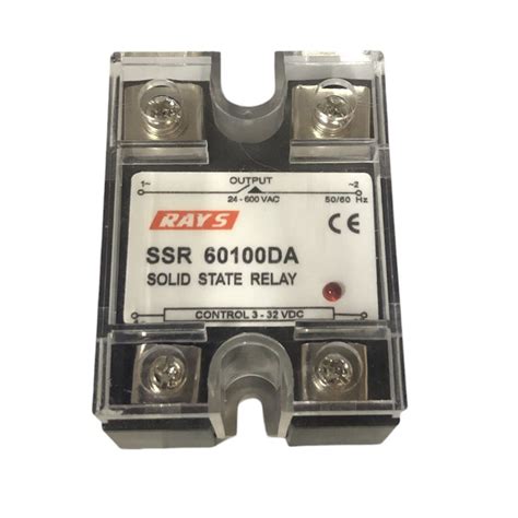 Jual Rays Solid State Relay 600v 100a Ssr 60100da Rays Solid State Relay 600v 100a Ssr