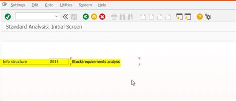 Solved Info Structure S094 Does Not Exist Sap Community