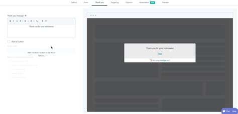 How To Create Pop Up Or Moving Forms With Hubspot Crm Inmotion Hosting