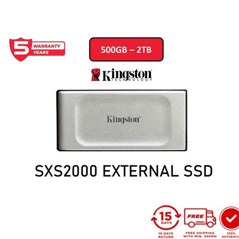 Kingston Sxs Xs Gb Tb Tb Tb Portable External Ssd Usb Type C Like Wd Passport