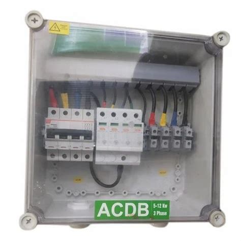 5 12 Kw 230 V Solar Acdb Box At Rs 2500 In Shahjahanpur Id 22665446462