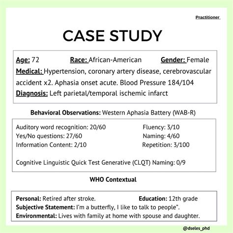D Seles Gadson Phd Case Study With Clinical Writing Example 👉🏾👉🏾