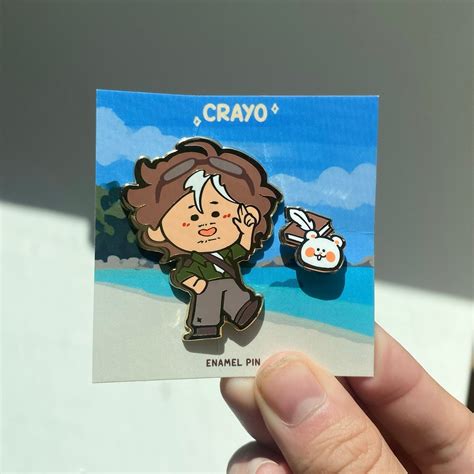 Qsmp Cellbit Chibi Enamel Pin Crayo Shop