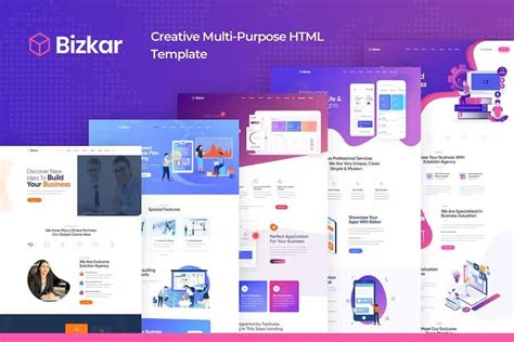 Bizkar Creative Multi Purpose Html Template Latest Version