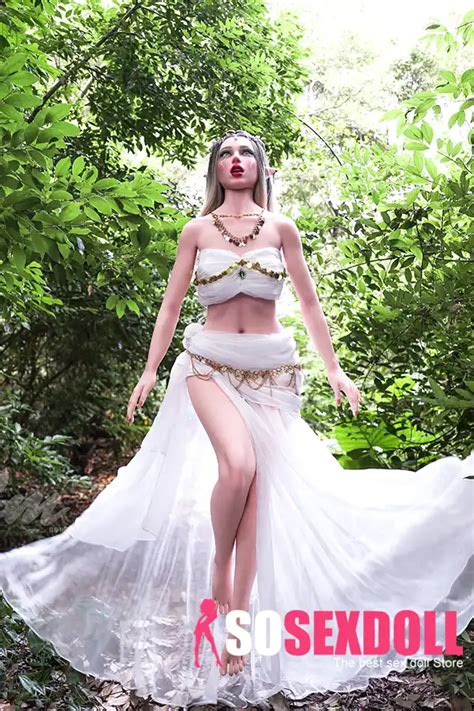 157 სმ 5 ფუტი სილიკონის ტყის ელფი გამხდარი ფიგურის ფერიის კაბა სექს