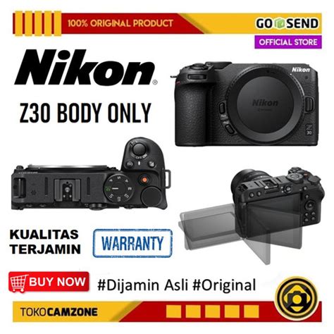 Promo Nikon Z30 Body Only Nikon Z 30 Mirrorless Camera GARANSI RESMI ...