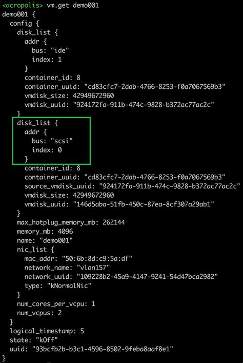 Change Nutanix AHV Virtual Machine Disk Bus Type Virtualization DBaaS Whatever Crosses My Mind