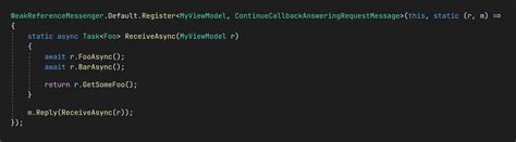 Add Support For Asyncawait Handler On Register Handler In Messenger