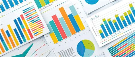 Colorful Business Charts And Graphs Premium Ai Generated Image