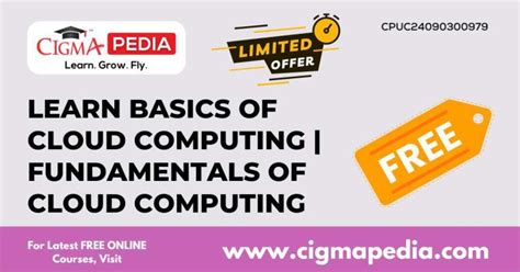 Learn Basics Of Cloud Computing Fundamentals Of Cloud Computing Free Udemy Course Cigma Pedia