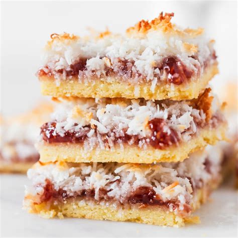 Raspberry Coconut Slice Wholesome Patisserie