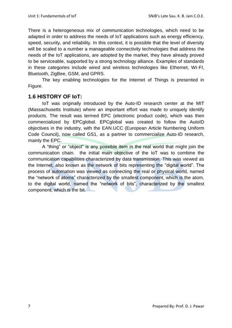 Pdf Unit 1 Fundamentals Of Iot Dokumentips