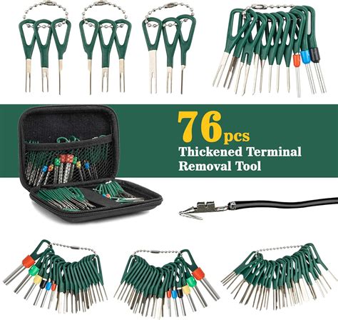 Maqihan 76pcs Terminal Removal Tool Kit Terminal Ejector Kit