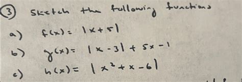 solved 3 ﻿sketch the following
