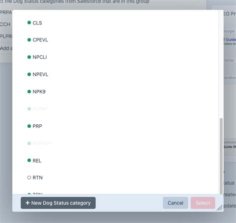 4x After Creating A New Category The Modal Content Is Hidden Below