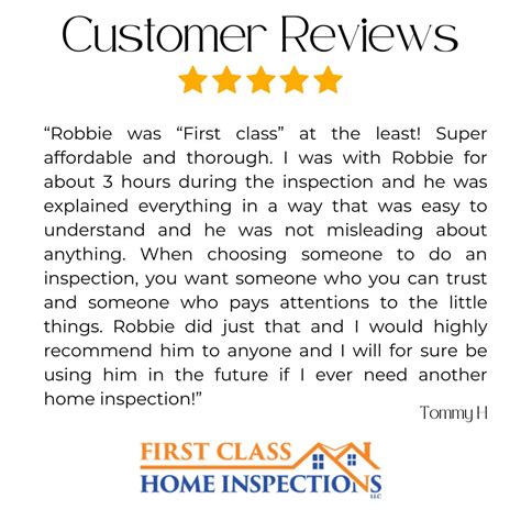 Robbie Risley On Linkedin Firstclassinspections Thankyou Customerreviews Homeinspectionexperts