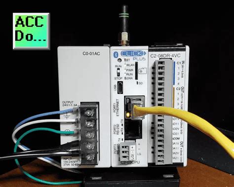 easy steps to program a click plc sorting system acc automation plc and industrial control learning