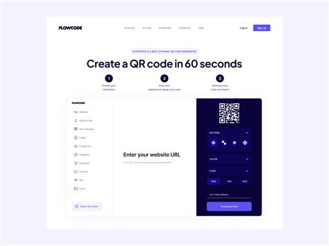 Landing Page Flowcode By Ragip Diler On Dribbble