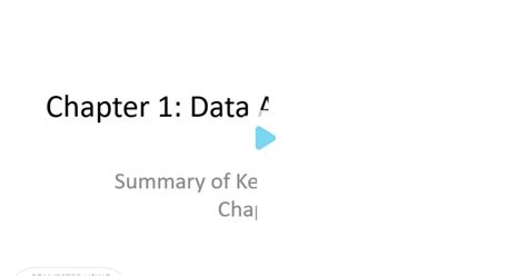 Chapter 1 Data Analytics Process Automatevideo