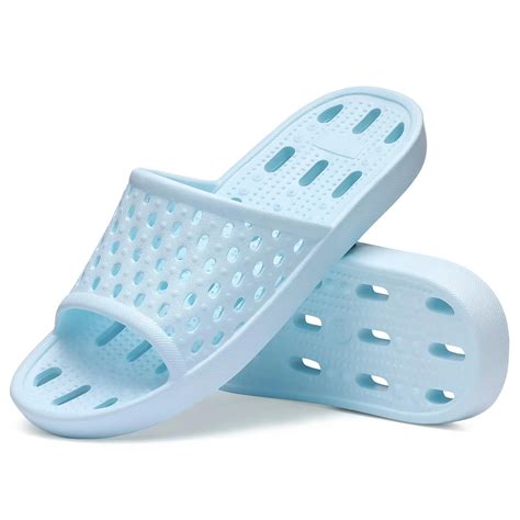 Comwarm Women Shower Shoes Non Slip Quick Dry Shower Slippers
