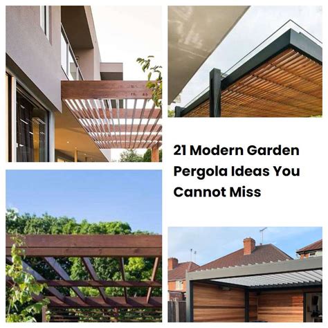 21 Modern Garden Pergola Ideas You Cannot Miss SharonSable