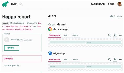Ignoring Diffs · Happo Docs