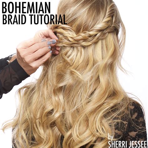 Bohemian Braid Tutorial Sherri Jessee Bangstyle House Of Hair Inspiration