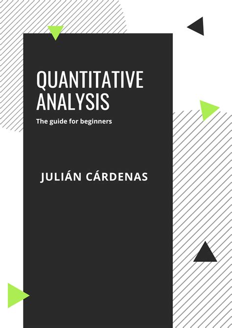 Pdf Quantitative Analysis The Guide For Beginners