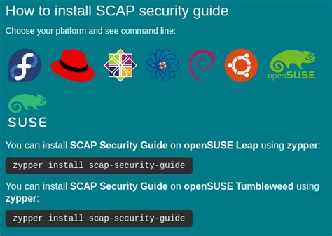 Opensuse Scap Workbench Installation Command · Issue 209 · Openscap