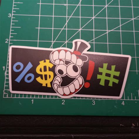 Tadc Censor Bar Stickers Etsy
