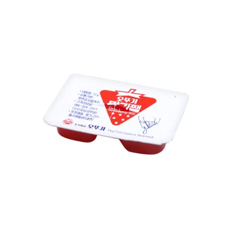 오뚜기 딸기쨈 디스펜팩 12g 480개입 1박스 지원푸드몰