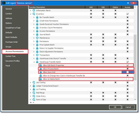 agent and agent groups access permissions in sage 200 evolution sage