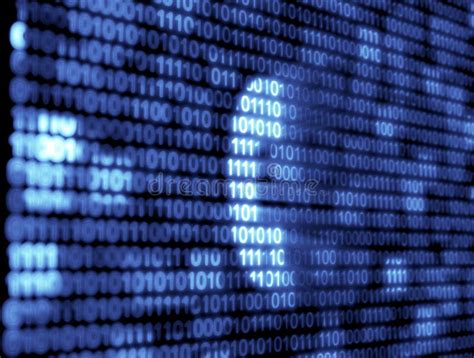 Binary Code Technology Stock Illustration Illustration Of Screen