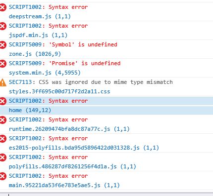 Single SPA Portal With Multiple Applications Not Working In IE Issue Single Spa Single