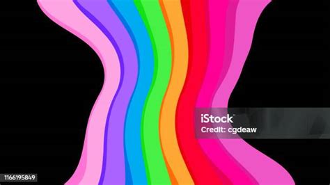 배경에 대한 검은 색과 무지개 파도 추상 적 색파 선 벽지 무지개 곡선 멀티 컬러 줄무늬 그래픽 디자인무지개 아트 라인 색상 멀티 컬러 현대 아트 라인 스타일 가리기에 대한