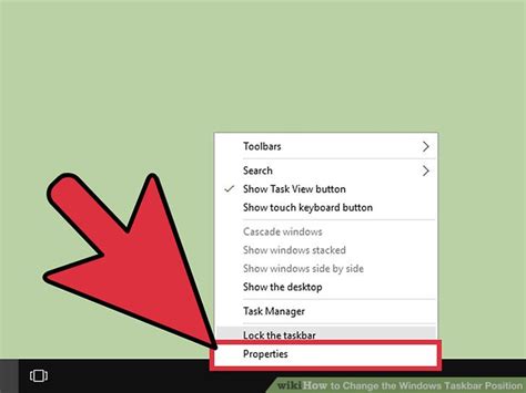 Ways To Change The Windows Taskbar Position WikiHow