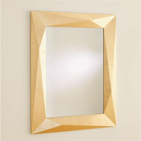 Angular Mirror In Gold Leaf By Global Views 1stopbedrooms Angular Mirror In Gold Leaf By Global Views 1stopbedrooms