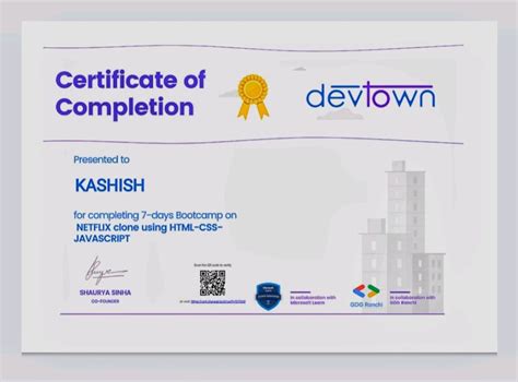 kashish jain on linkedin devtown netflix html css javascript