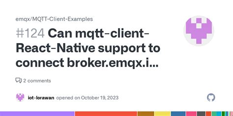 Can Mqtt Client React Native Support To Connect Broker Emqx Io With TCP Port Issue