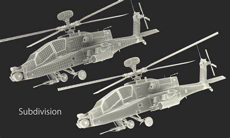 Ah64d Apache Longbow 3d Model 120 Max Unknown Free3d