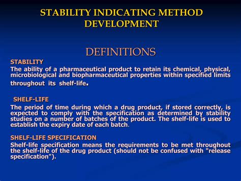 Stability Indicating HPLC Method Ppt