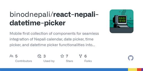 Github Binodnepalireact Nepali Datetime Picker Mobile First
