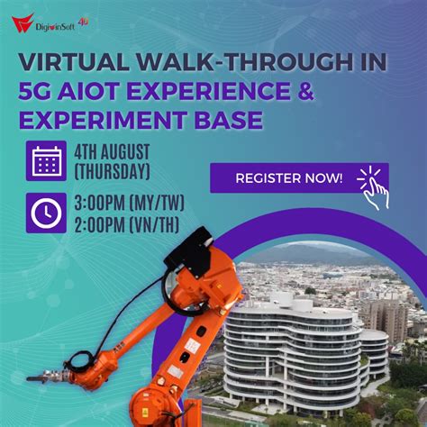 On Demand Webinar Virtual Walk Through In 5g Aiot Experience And Experiment Base Digiwinsoft Malaysia