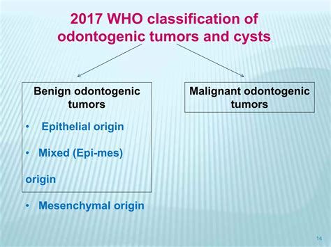 Odontogenic Tumor 2022pptx Dental Health Diseases And Conditions