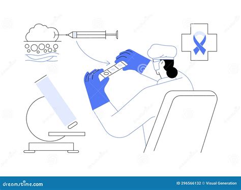 Biopsy Concept Icon Cartoon Vector 195683249