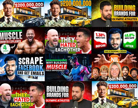 Youtube Thumbnail Design 1 Images Behance