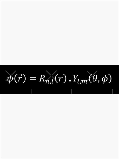 wave function of a particle in a central force potential poster for